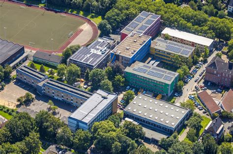 Witten aus der Vogelperspektive Schulgebäude des Berufskolleg Witten