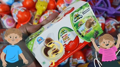 New Kinder Joy Natoons Opening Asmr Kinder Surprise Eggs Oddly