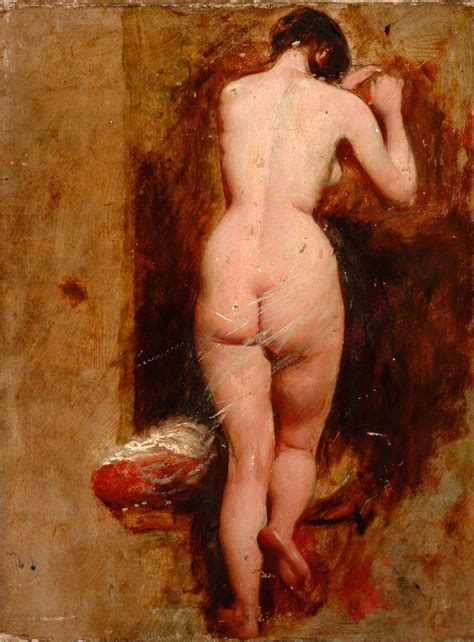 Standing Female Nude Back View Art UK