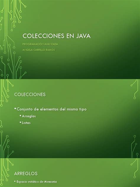 colecciones pdf java lenguaje de programación ciencias de la computación
