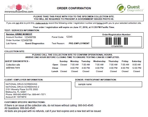 Quest Diagnostics Hair Follicle Test