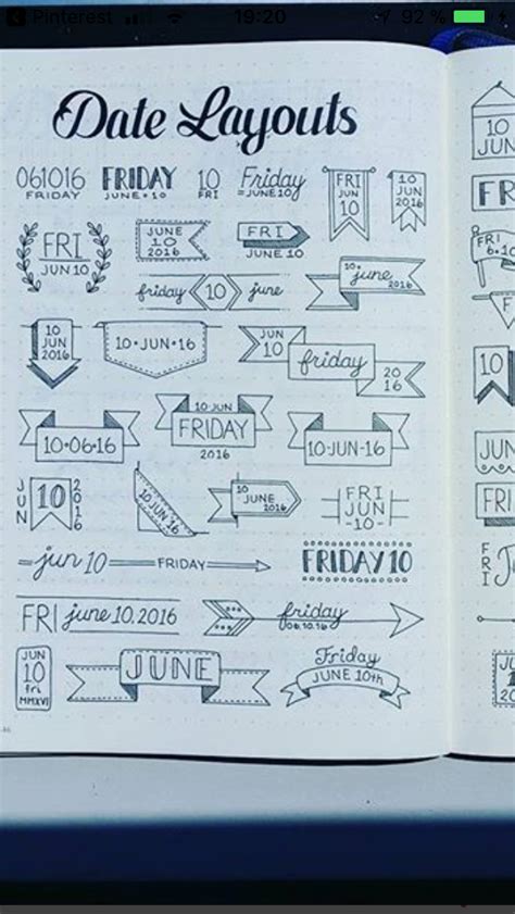 Bullet Journal Inspo Bullet Journal Headers Bullet Journal 2019