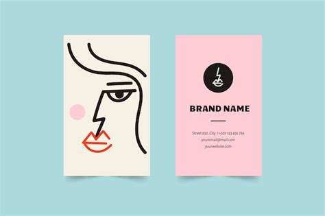 Modèle De Carte De Visite Drôle De Graphiste Vecteur Gratuite