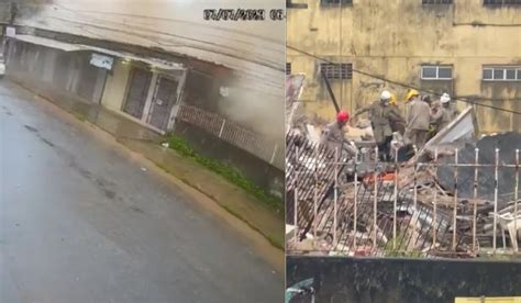 VÍDEO sobe para três número de mortos após desabamento de prédio em Recife