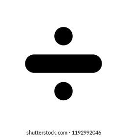Division Sign Vector Stock Vector Royalty Free 1192992046 Shutterstock