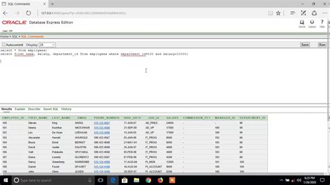 learn sql and oracle database part 6 logical operators in sql and or not operators youtube