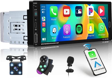 Amazon Wireless Single Din Car Stereo With Apple Carplay IPS Touch