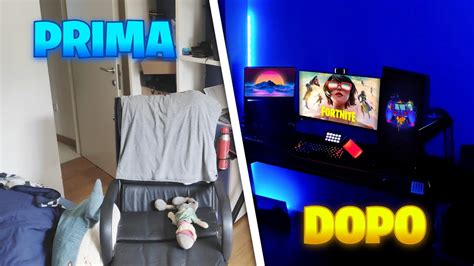 La Mia Nuova Postazione Da Gaming Setup Gaming Youtube