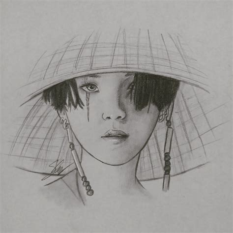 대취타 Daechwita Agust D Agust D2 D2 BTS Suga Min Yoongi Kpop drawings