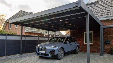 AFC Flachdachcarports Aus Aluminium