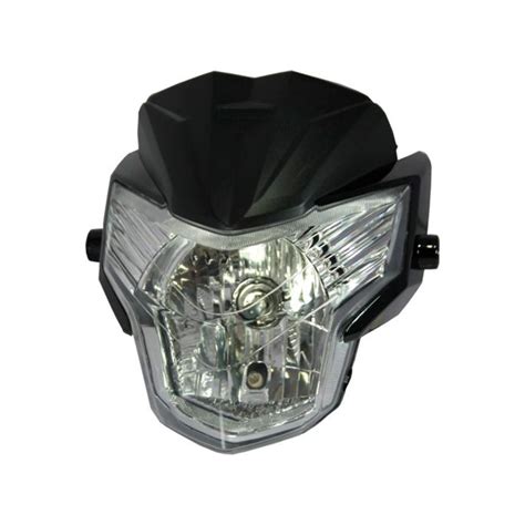 COMBO FAROLA CARENAJE C VISOR AKT RTX 150 NEGRO Importadora Okla