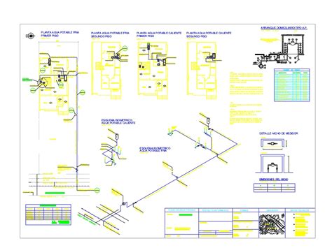 Agua Potable En AutoCAD Descargar CAD 185 61 KB Bibliocad