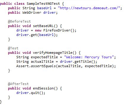 Selenium Webdriver And Testng Find Perfect Match For Automation