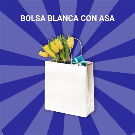 BOLSA BLANCA CON ASA Bolsas El Ancla