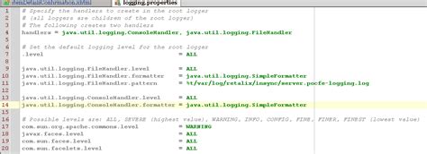 all properties in logging properties are grayed out ides support intellij platform