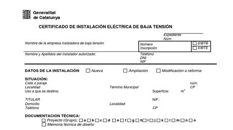 Certificación de instalaciones eléctricas de baja tensión BROYTECH
