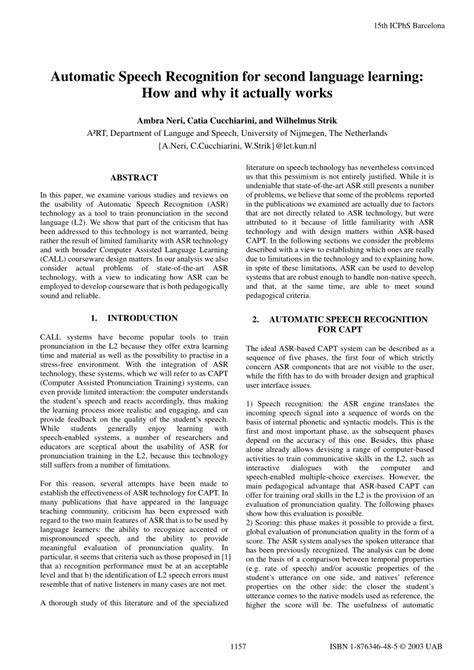 pdf automatic speech recognition for second language learning how and why it actually works