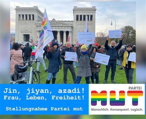 Jin Jiyan Azadi Frau Leben Freiheit Partei Mut