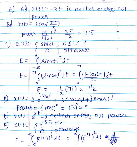 [solved] 1 for the following signals determine if the signal is an energy course hero