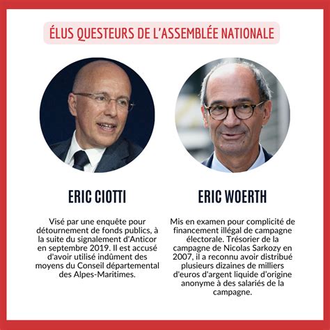 Astro On Twitter RT FR Corruption Eric Ciotti Et Eric Woerth Ont
