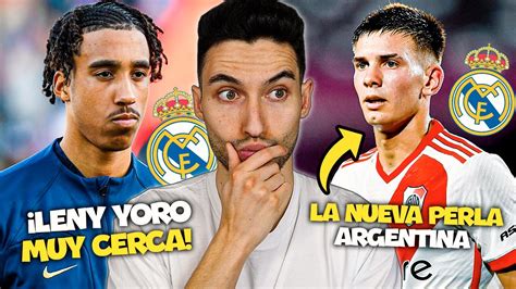 EL REAL MADRID ACELERA Por FICHAR A LENY YORO Y MASTANTUONO YouTube