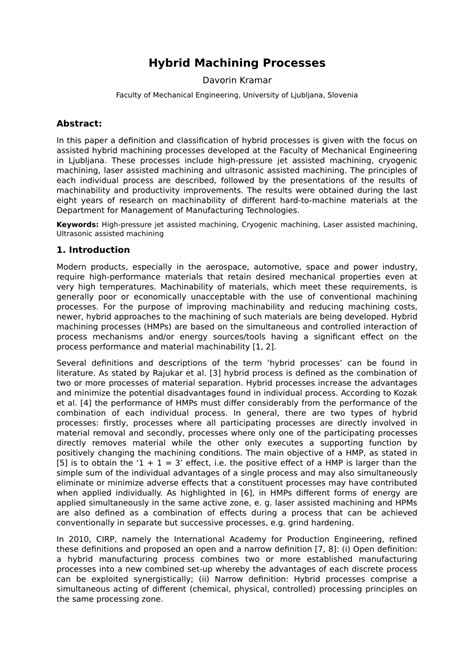 pdf hybrid machining processes