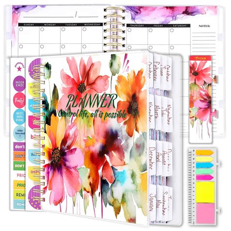 Arundhati Large Pvc Undated Daily Planner X Months Daily