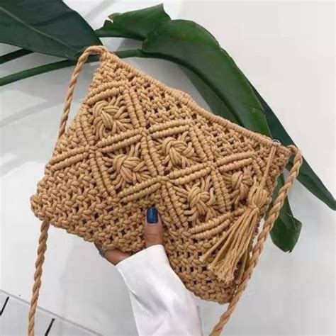 17 ideias de bolsas de macramê pequenas para copiar e vender De