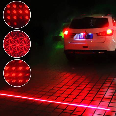 LED Araba Lazer Sis Lambas Motosiklet Arka Lamba Ara Anti Arp Ma Arka K