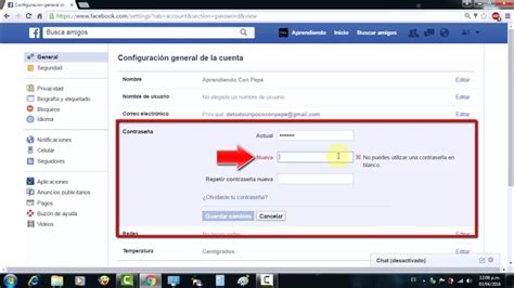 Cómo CAMBIAR la CONTRASEÑA de nuestra CUENTA de FACEBOOK How to
