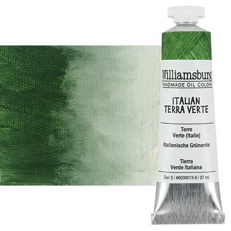 Williamsburg Handmade Oil Paint Italian Terra Verte 37ml Tube