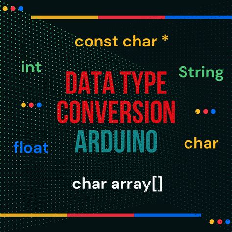 data type conversion in arduino pija education