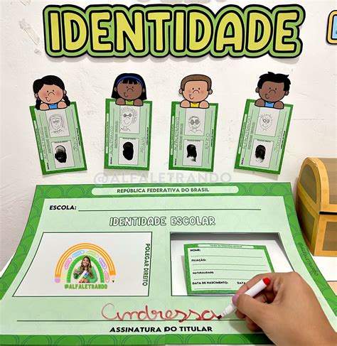 Projeto Identidade Em Lojinha Alfaletrando Andressa Marchioti