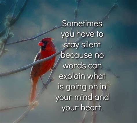 A Red Bird Sitting On Top Of A Tree Branch Next To A Quote From The
