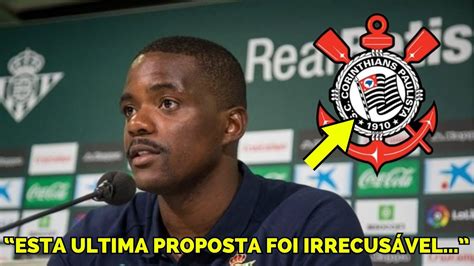 BOMBA OLHA OQUE O WILLIAM CARVALHO FALOU APÓS ACERTO O CORINTHIANS