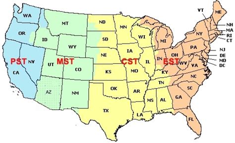 Printable Map Of Usa Time Zones Printable Us Maps United States Time
