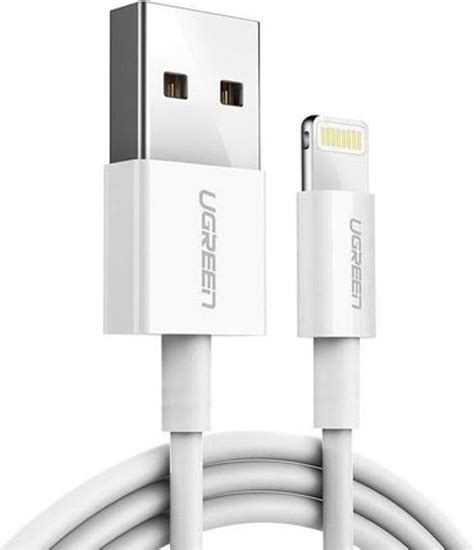 Ugreen USB A Till Lightning MFI Kabel 2 4A 2m Vit Teknikdelar Se