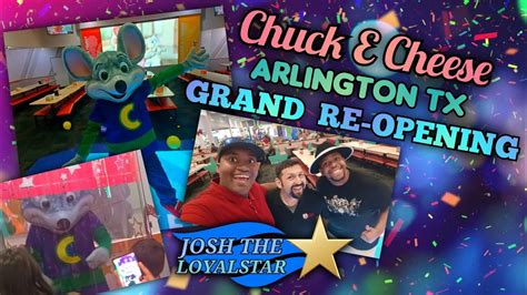Chuck E Cheese Arlington TX Grand Re Opening 2023 Josh The