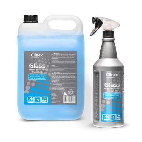 CLINEX Glass płyn do mycia okien szyb BEZ SMUG 1l 7269979147 Allegro pl