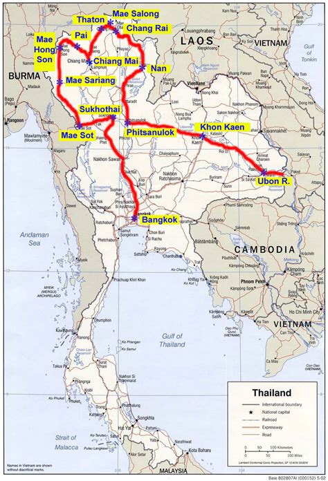 Tailandia Norte Ruta Y Precios De Referencia