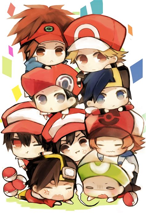 Red Ethan Hilbert Brendan Lucas And 2 More Pokemon And 10 More