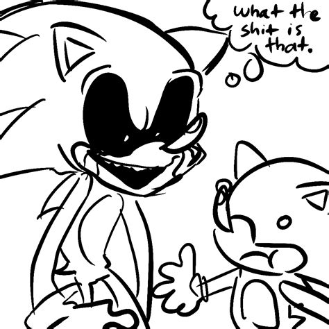 P Ginas Para Colorear De Sonic Exe Para Imprimir Gratis