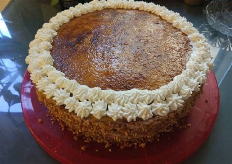 Tarta De Yema Tostada O Tarta De San Marcos Receta De Dale Candela