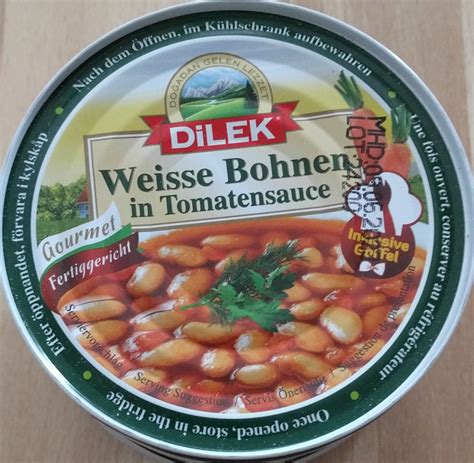 Bohnen Weisse Bohnen In Tomatensauce Dilek G