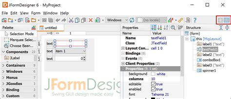 What S New In Jformdesigner Jformdesigner Java Swing Gui Designer