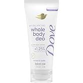 Amazon Dove Whole Body Deodorant Aluminum Free Ph Balancing Cream