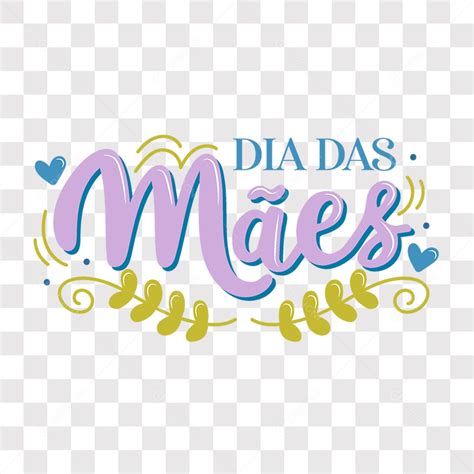 Lettering Dia das Mães EPS PNG download Designi