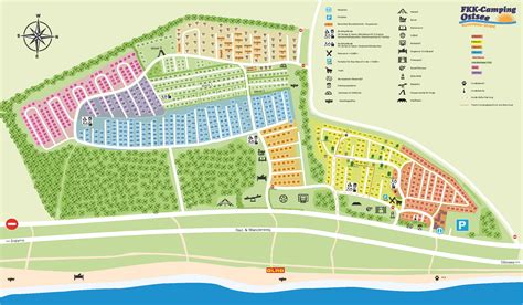 FKK Camping Ostsee Platzplan