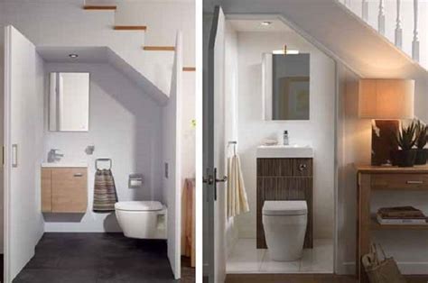 5 Cara Menata Dan Mendesain Ruang Di Bawah Tangga Untuk Kamar Mandi IDEA