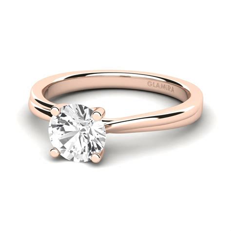 Hochwertige Verlobungsringe Bridal Choice 1 0crt mit 1 Karat Weißer